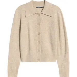 Deluc Supertramp Polo Cardigan - Camel