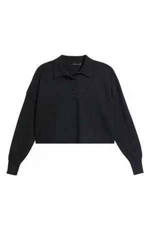 Deluc Rila Polo Sweater - Black