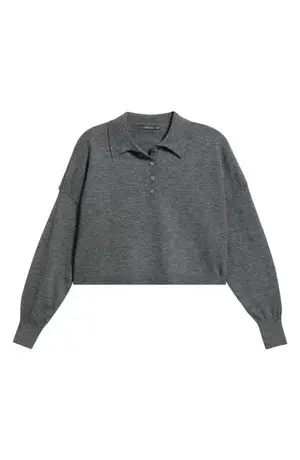 Deluc Rila Polo Sweater - Dark Grey