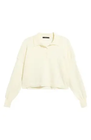 Deluc Rila Polo Sweater - Ecru