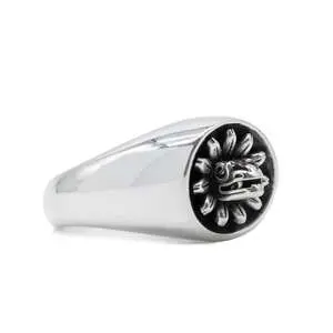 KARIZIA MX Feathered Serpent Ring - Silver