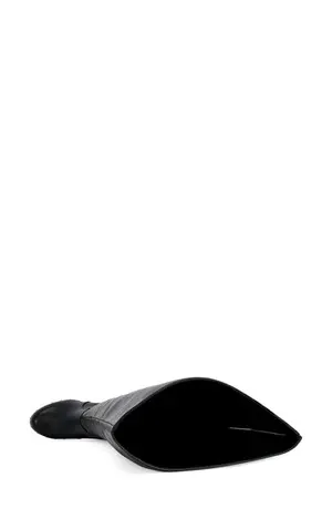 AZALEA WANG Wardell Faux Leather Over The Knee Boot