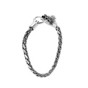 KARIZIA MX Feathered Serpent Bracelet - Silver