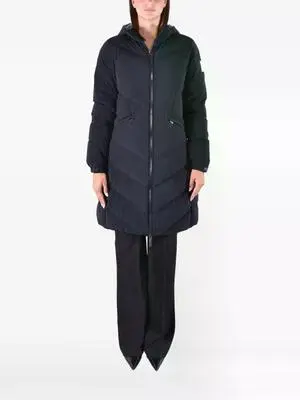 AFTER/LABEL Lofoten Chevron-quilted Hooded Coat