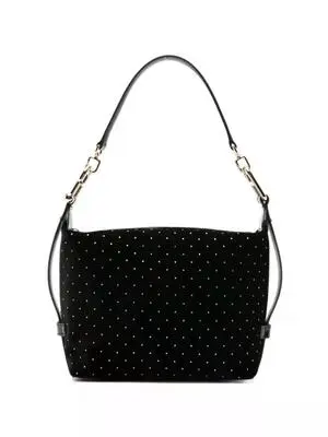 Furla Studded Velvet Tote Bag - Black