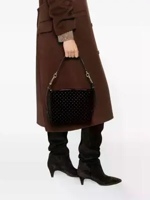 Furla Studded Velvet Tote Bag
