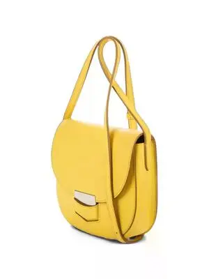 Celine Trotteur Leather Crossbody Bag - Yellow