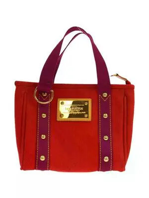 LOUIS VUITTON 2005 Antigua Cabas Pm Tote Bag - Red