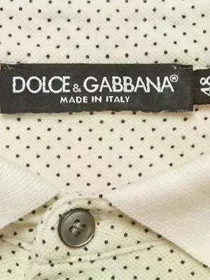 Dolce & Gabbana Cowboy Appliqué Piqué Polo T-shirt