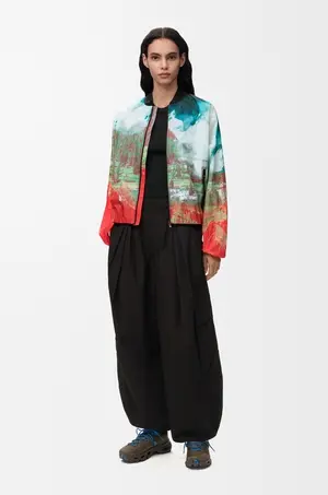LOEWE Zip-up Jacket In Technical Shell