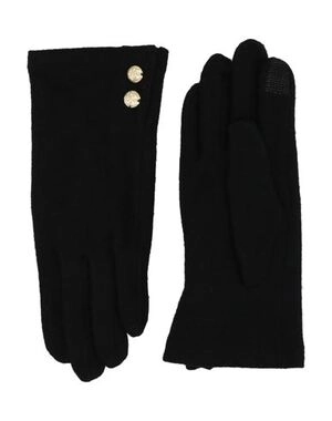 Ralph Lauren Gloves Size Wool, Nylon, Cashmere - Black