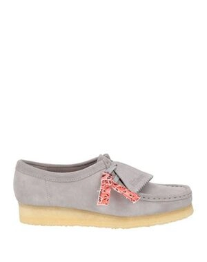 Clarks Wallabee Lace-up Shoes Size Leather - Grey