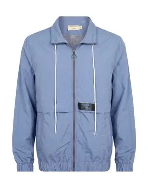 Maison Kitsuné Jacket Slate Size Polyamide