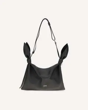 Loewe Scarf Medium Shoulder Bag - Black