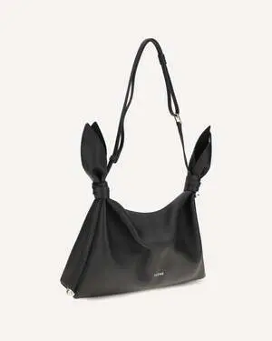 Loewe Scarf Medium Shoulder Bag - Black