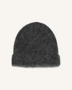Séfr Fuzzy Alpaca-blend Beanie - Grey