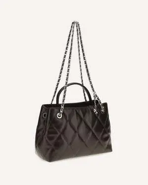 Tory Burch Small Fleming Leather Tote Bag