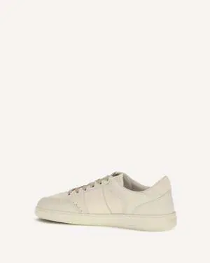 FERRAGAMO Leather Sneakers With Logo