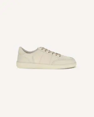 FERRAGAMO Leather Sneakers With Logo