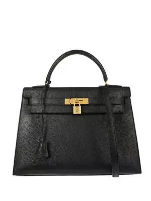 HERMÈS 1998 Kelly 32 Ardennes Sellier Shoulder Bag