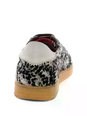 VOILE BLANCHE Olivia Court Leopard-print Leather Sneakers