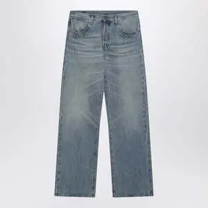 Gucci Light Horsebit Flare Jeans In Denim - Blue