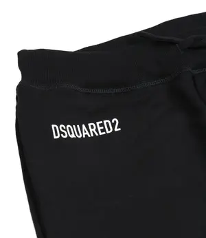 Dsquared2 キッズ ロゴプリント フリース ジョガー