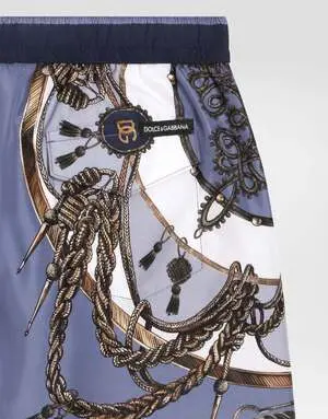 Dolce & Gabbana ドルチェガッバーナ キッズ ミディアム プリント スイムショーツ