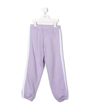 Palm Angels キッズ ロゴプリント ストレートレッグパンツ