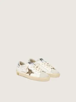GOLDEN GOOSE ゴールデングース キッズ スーパースター グリッタースニーカー