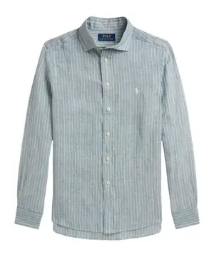 Polo Ralph Lauren ポロ ラルフローレン キッズ ストライプシャツ - Gray