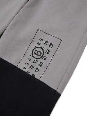 MAISON MARGIELA メゾンマルジェラ キッズ ロゴプリント ツートンパンツ