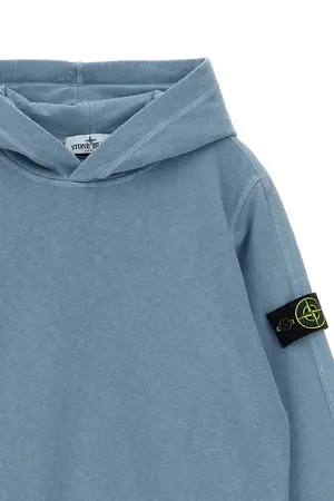 Stone Island ジュニア ロゴ パッチ クルーネック スウェットシャツ