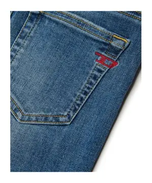 DIESEL® ディーゼル キッズ ディストレスト ストレートレッグ ジーンズ