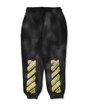 Off-White オフホワイト キッズ プリント ドローストリング トラックパンツ