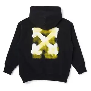 Off-White オフホワイト キッズ アロー スプレー ロゴ プリント パーカー