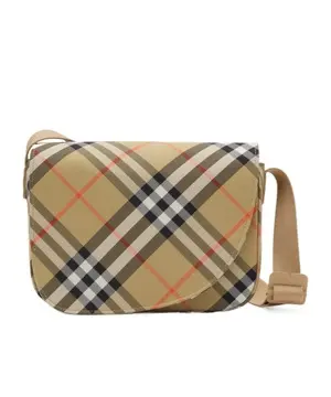 Burberry バーバリー キッズ ヴィンテージチェック フォールドオーバートップ メッセンジャーバッグ