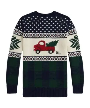 Polo Ralph Lauren ポロ ラルフローレン キッズ トラックインターシャ ジャンパー