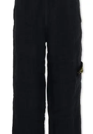 Stone Island ジュニア ロゴ パッチ パンツ
