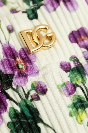 Dolce & Gabbana ドルチェガッバーナ キッズ フローラルプリント フレアパンツ