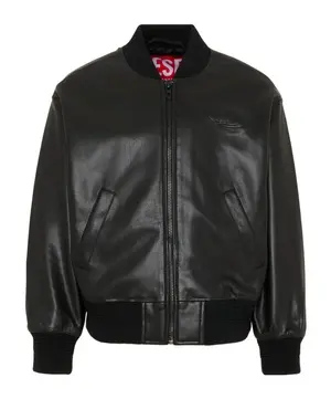 DIESEL® ディーゼル キッズ ジャラハット ジップアップ ボンバージャケット - Black