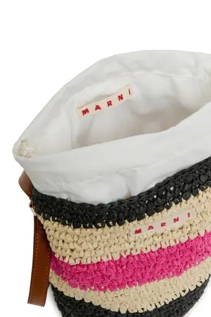 Marni マルニキッズ ストライプバケットバッグ
