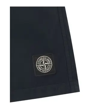 Stone Island ストーンアイランド ジュニア ロゴパッチ ドローストリング スイムトランクス