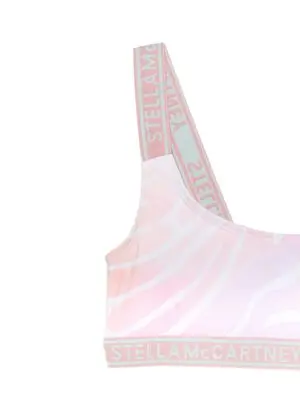 Stella McCartney ステラ マッカートニー キッズ ロゴトリム ビキニセット