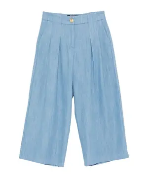 Balmain バルマン キッズ ワイドレッグパンツ - Blue