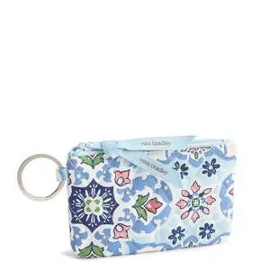VERA BRADLEY Zip Id Case In Lisbon Sky Medallion