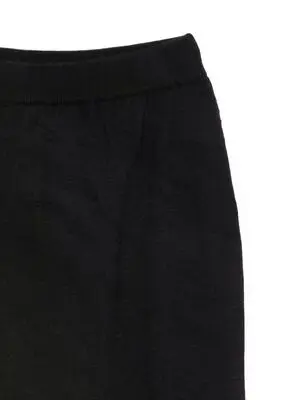 DANIELE FIESOLI Jersey-knit Slit-detail Skirt - Blue