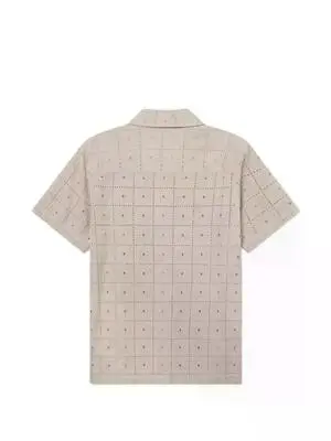 LES DEUX Hector Lace Short-sleeve Shirt
