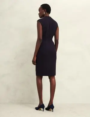 HOBBS LONDON Aly V-neck Knee Length Dress