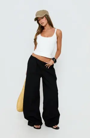 Princess Polly Lunea Low Rise Wide Leg Pants